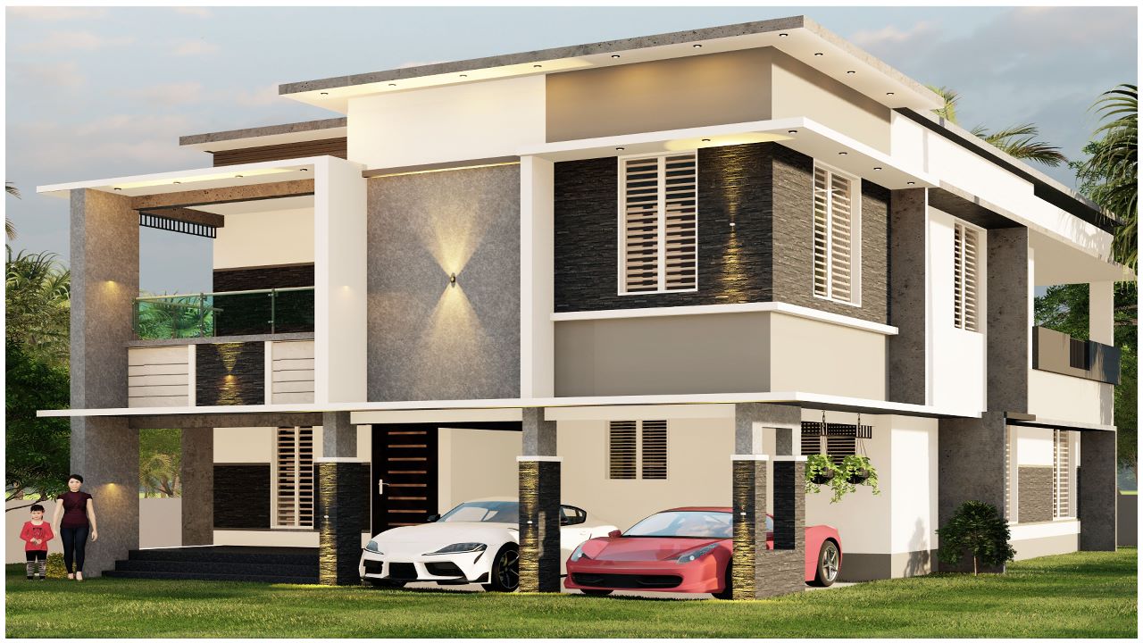 Resale 4 Bedroom 4000 Sq.Ft. Independent House in Punkunnam Thrissur ...