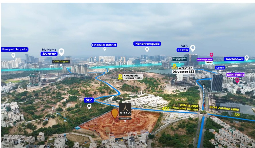 Resale 3 Bedroom 2120 Sq.Ft. Apartment in Team4 Arka, Manikonda ...