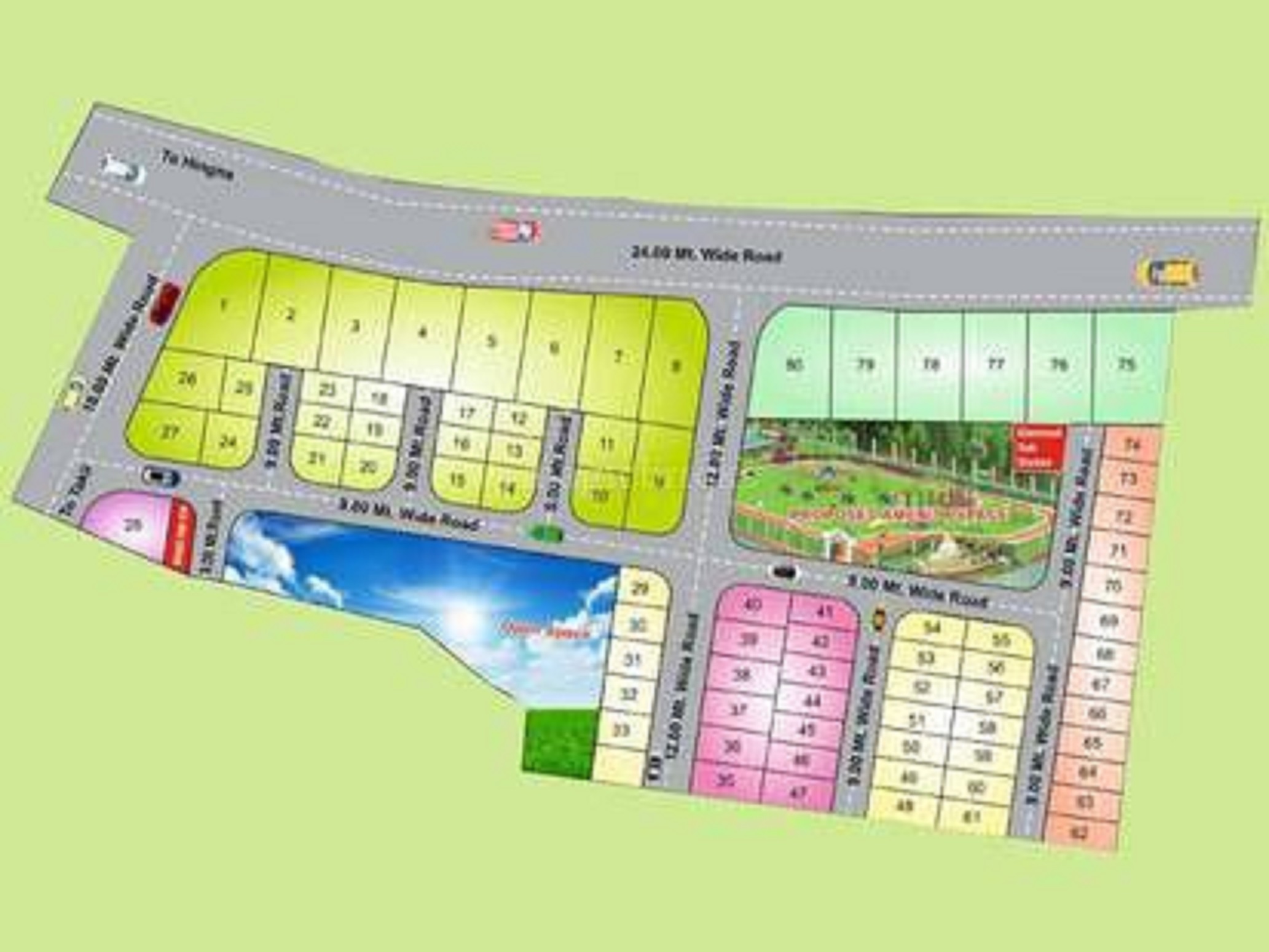 Resale 4933 Sq.Ft. Plot in Sandesh City, Jamtha Nagpur - 6395351