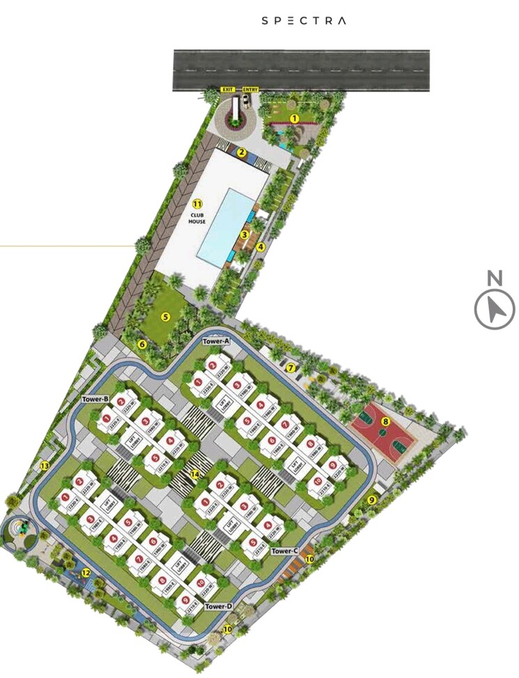 Resale 3 Bedroom 1980 Sq.Ft. Apartment in ASBL Spectra, Financial ...