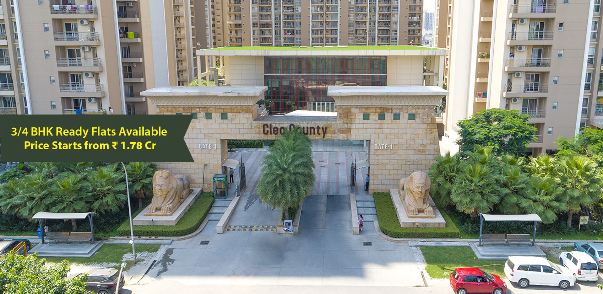 Resale Property in ABA Cleo County: 62+ Flats for Resale in ABA Cleo County Sector 121, Noida