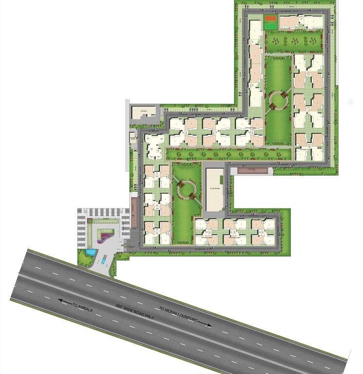 Resale 4 Bedroom 3130 Sq.Ft. Apartment in Chandigarh Ambala Highway ...