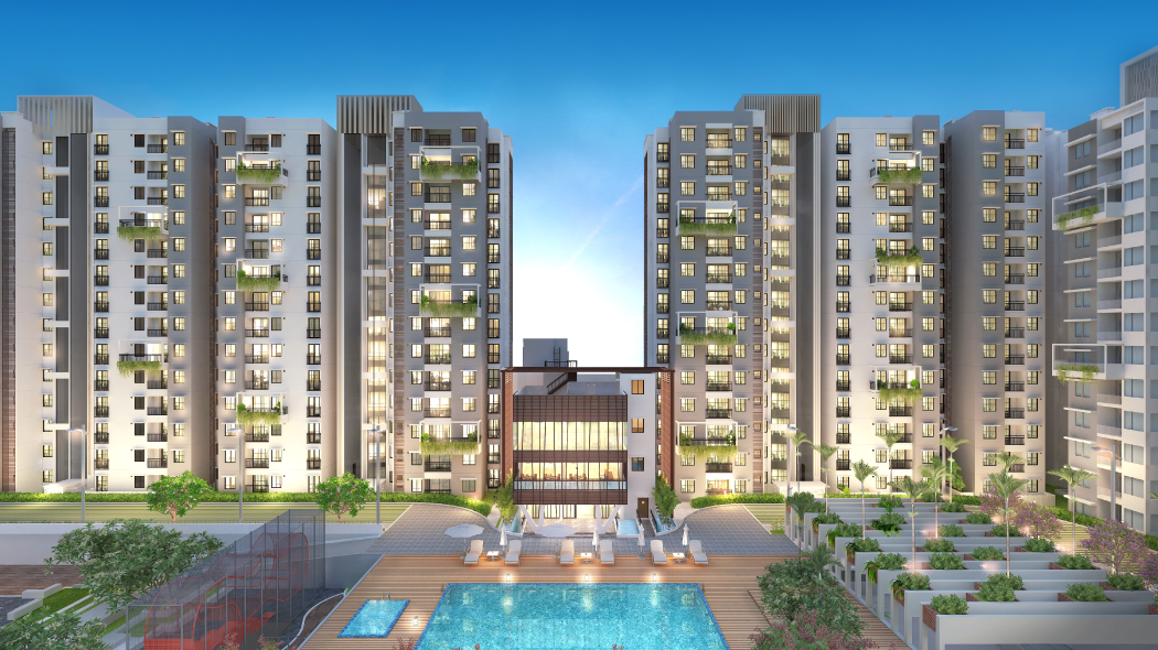 Resale 3 Bedroom 1331 Sq.Ft. Apartment in Puravankara Purva Zenium ...