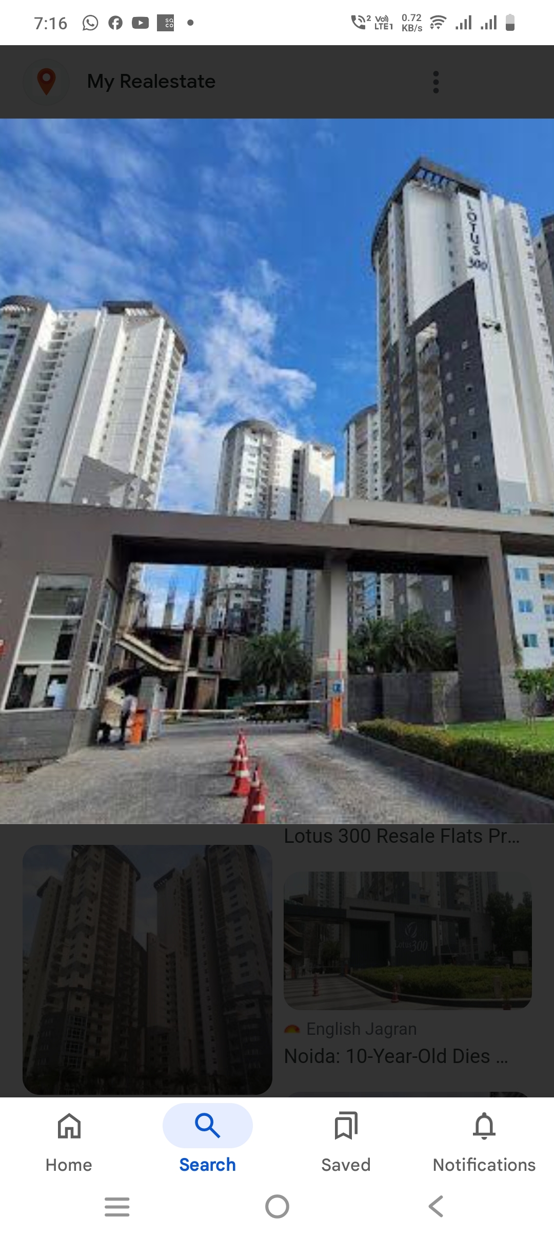 Rental 3 Bedroom 3650 Sq.Ft. Apartment in 3C Lotus 300, Sector 107 ...