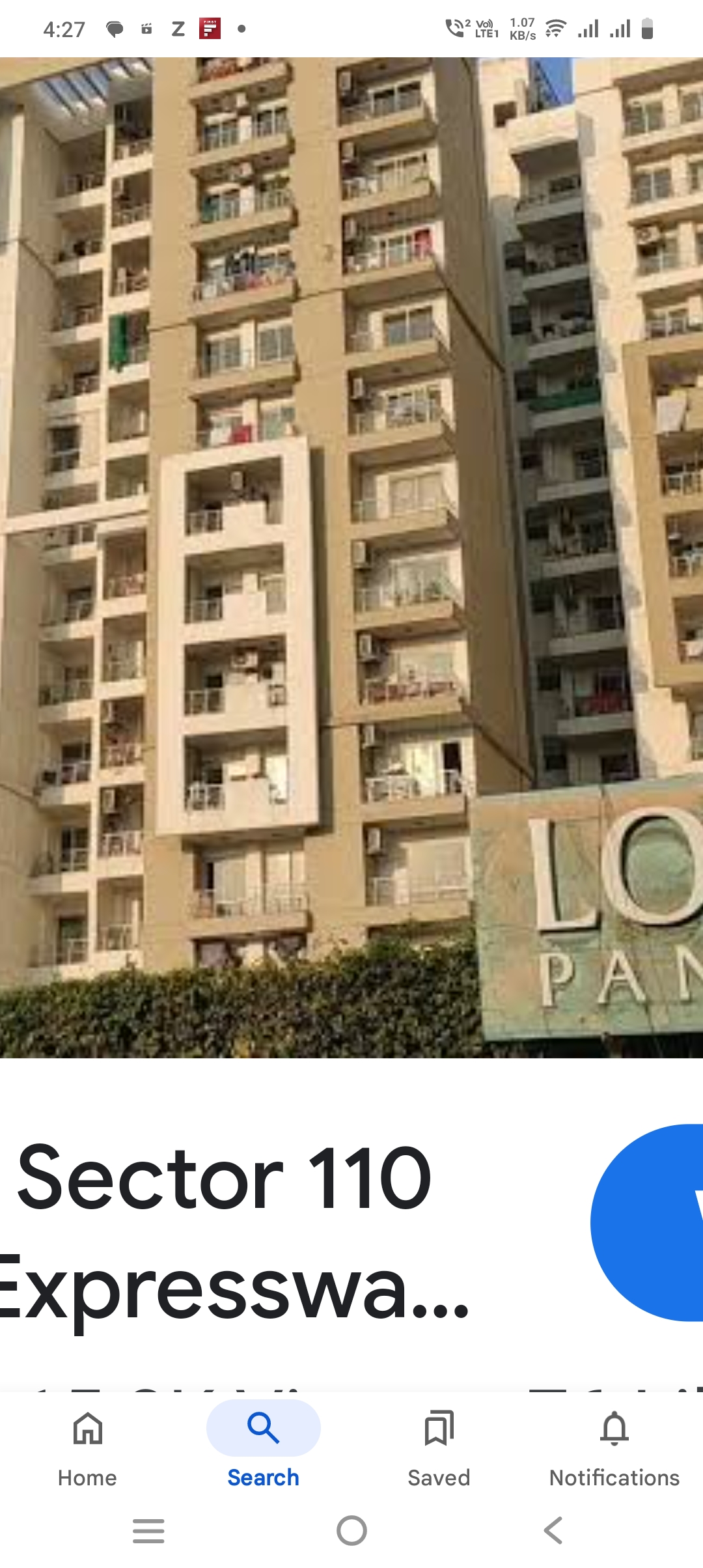 Rental 4 Bedroom 2587 Sq.Ft. Apartment in Lotus Panache, Sector 110 ...