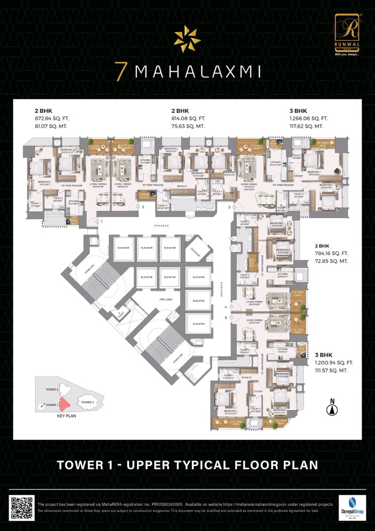 Resale 2 Bedroom 784 Sq.Ft. Builder Floor in Runwal 7 Mahalaxmi ...