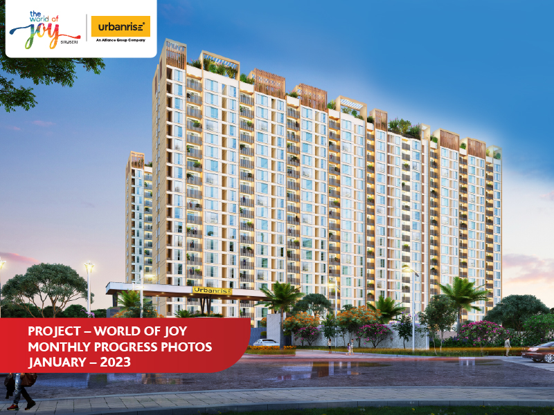 Resale 3 Bedroom 1033 Sq.Ft. Apartment in Urbanrise The World of Joy Chennai, Siruseri Chennai ...