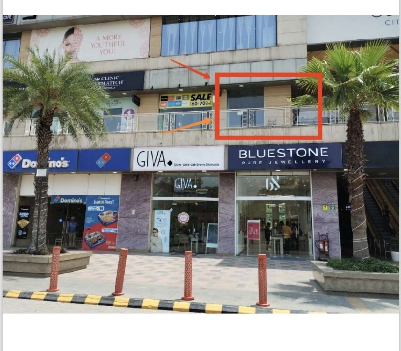 Rental Commercial Showroom 846 Sq.Ft. in Good Earth City Center Mall ...