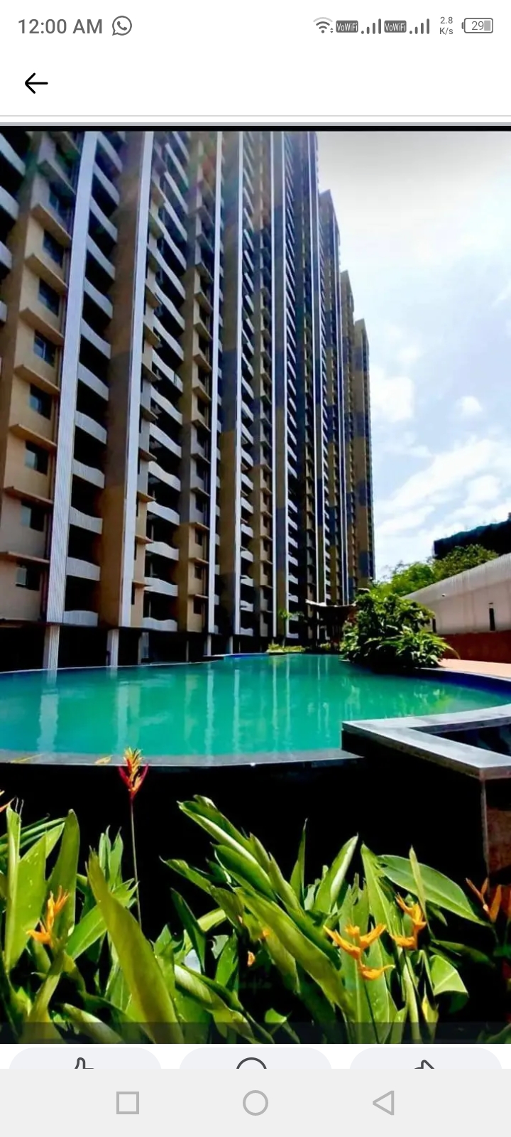 Rental 1 Bedroom 550 Sq.Ft. Apartment in Chandak 34 Park Estate ...